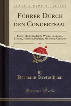 FUHRER DURCH DEN CONCERTSAAL VOL 2 | | Casa del Libro