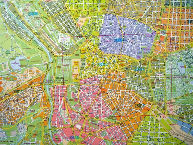 PLANO MADRID DISTRITOS MURAL | VV.AA. | Comprar libro 9788479200916