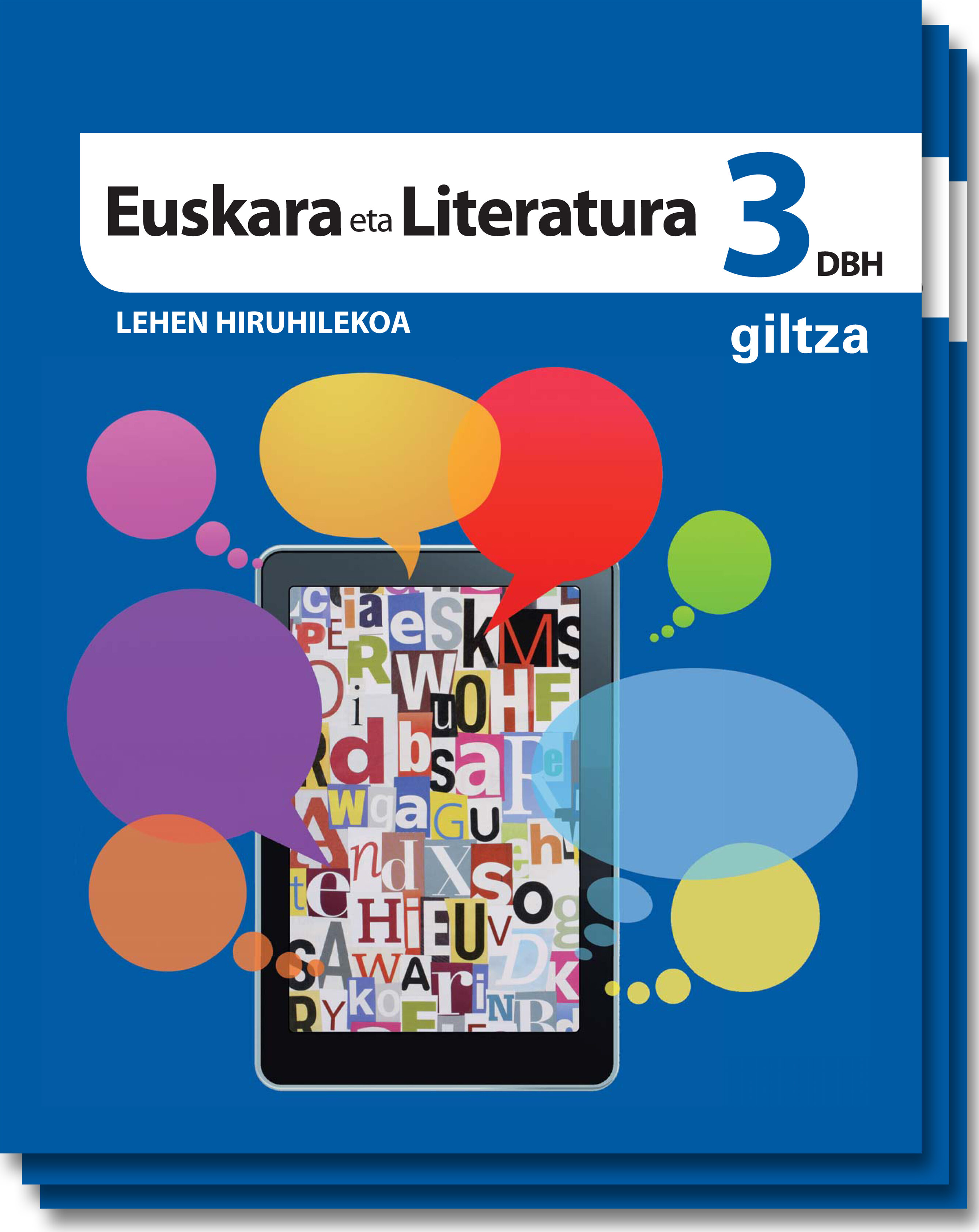 EUSKARA ETA LITERATURA DBH 3 | VV.AA. | Comprar libro 9788483782286