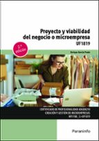(UF1819) PROYECTO Y VIABILIDAD DEL NEGOCIO O MICROEMPRESA con ISBN 9788428363006 | Casa del Libro