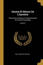 GEN SE ET NATURE DE LHYST RIE | | Casa del Libro