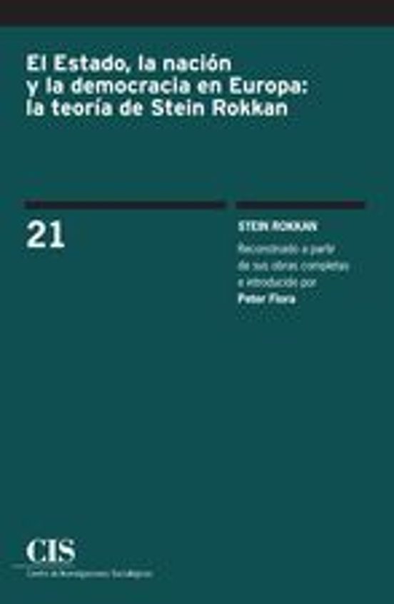 EL ESTADO, LA NACION Y LA DEMOCRACIA EN EUROPA: LA TEORIA DE STEIN ...